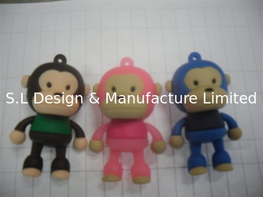 Custom Cartoon Character USB Flash Drive Memory Stick supplier