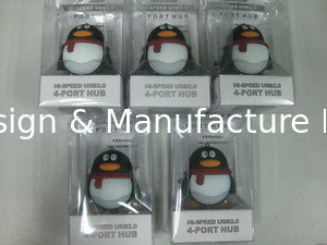 penguin mouse shaped USB Hub supplier