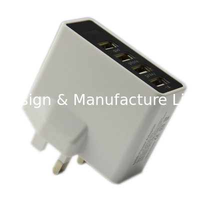 usb power adapter with four usb power ports supplier