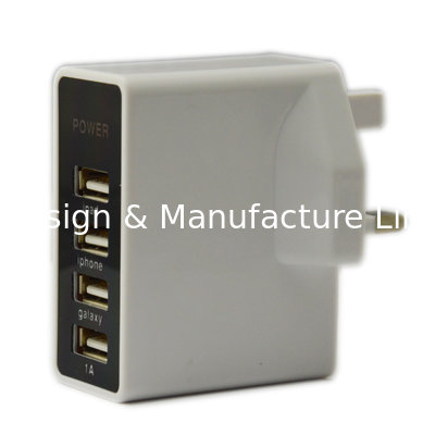 usb power adapter with four usb power ports supplier