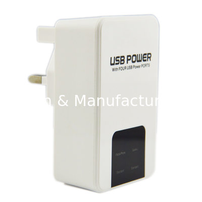 british system BS usb power adapter with four usb power ports supplier