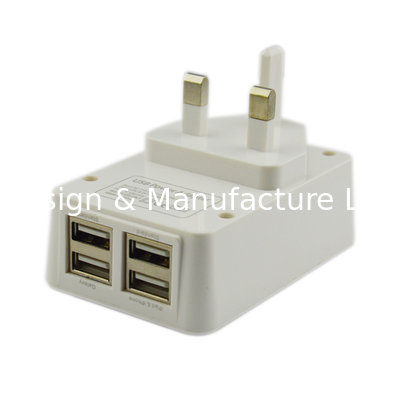 british system BS usb power adapter with four usb power ports supplier