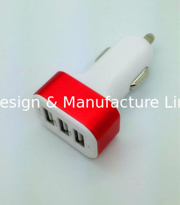 emergency car battery charger 3100MA cell phone car charger supplier