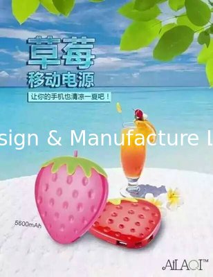 pvc/rubber/silicone fruit strawberry shaped power bank supplier