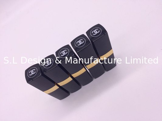 newest gold + black color brand lipstick shaped power bank supplier
