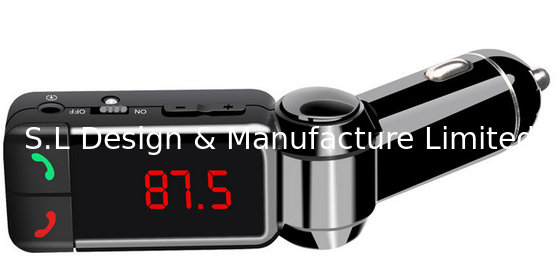 Multi-function Bluetooth hands-free car charger MP3 USB drive FM transmitter/bluetooth/double USB car charger To report supplier
