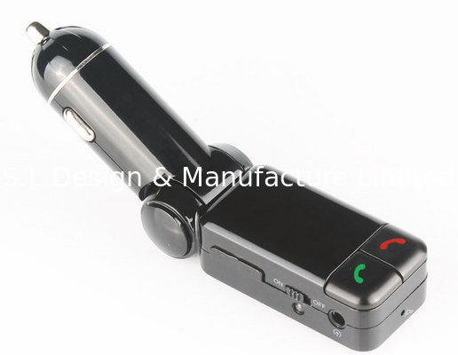 Multi-function Bluetooth hands-free car charger MP3 USB drive FM transmitter/bluetooth/double USB car charger To report supplier