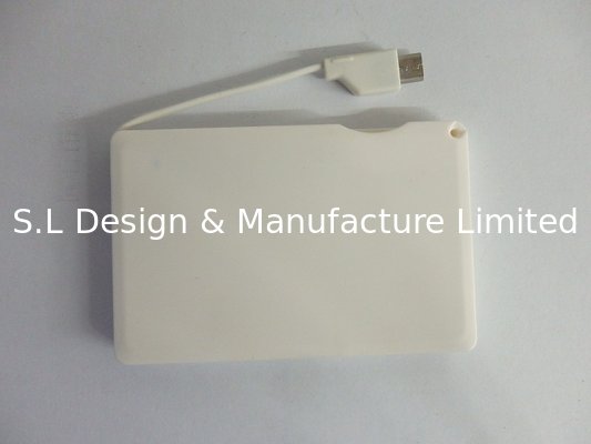 Easy carry promotional gift 2500mAh ultra thin credit card power bank supplier