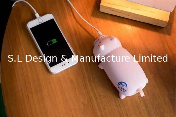 lovely cartoon animal pig shaped power bank supplier