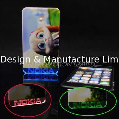 ultral thin transparent glass mobile phone power bank with light supplier