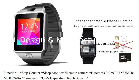 bluetooth smart watch dz09 for Apple /Ios Samsung /android phone support SMI/TF men wristwatch pk u8 gt08 a1 w8 gv08s sm supplier
