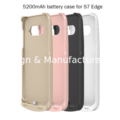 2016 new design mobile phone Battery charger case for 5200mah for Samsung S7 edge supplier