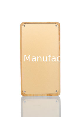 natural bamboo rectangle 4000mah power bank supplier