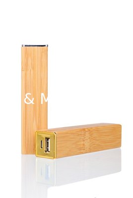 natural wood/wooden/bamboo rectangle 4000mah power bank supplier
