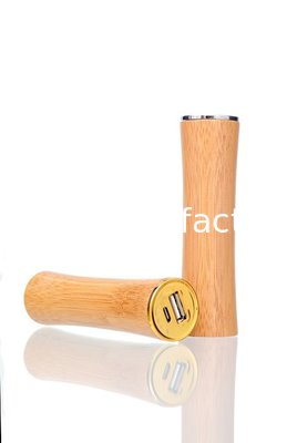 natural wood/wooden/bamboo rectangle 4000mah power bank supplier