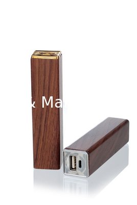 natural wood/wooden/bamboo rectangle 4000mah power bank supplier