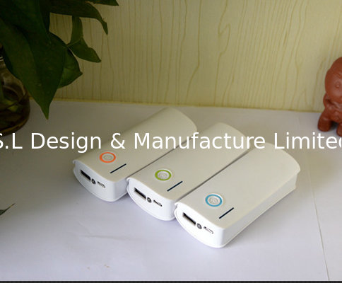 portable mini white power bank with led light supplier