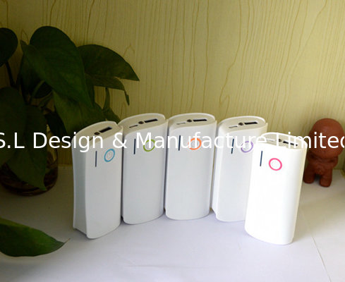 portable mini white power bank with led light supplier