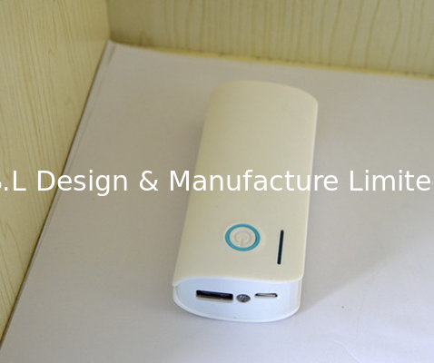 portable mini white power bank with led light supplier