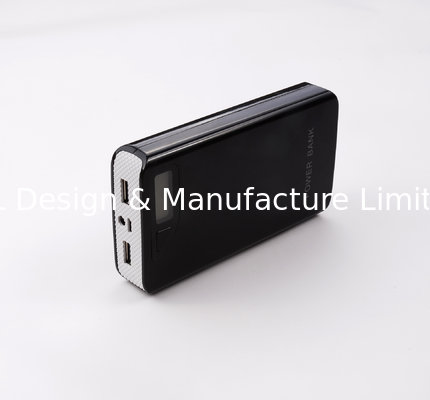 white black univeral portable  power banks with LCD screen display supplier