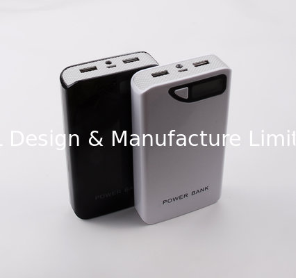 white black univeral portable  power banks with LCD screen display supplier