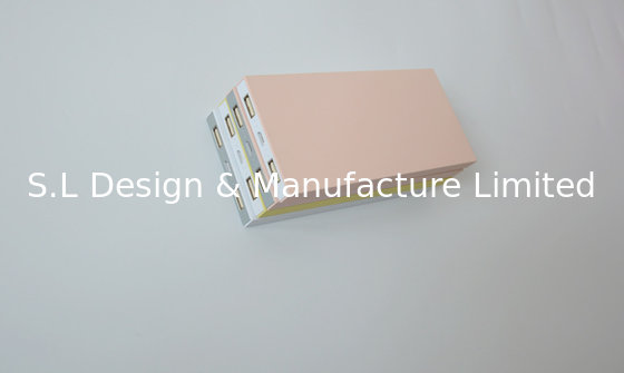 univeral portable elegant plastic ABS power banks with led light supplier