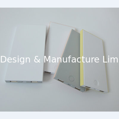univeral portable elegant plastic ABS power banks with led light supplier