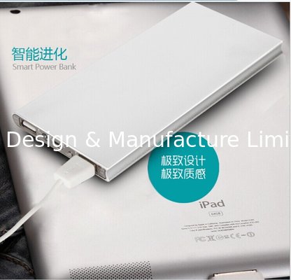 univeral portable aluminum steel power banks with led light supplier