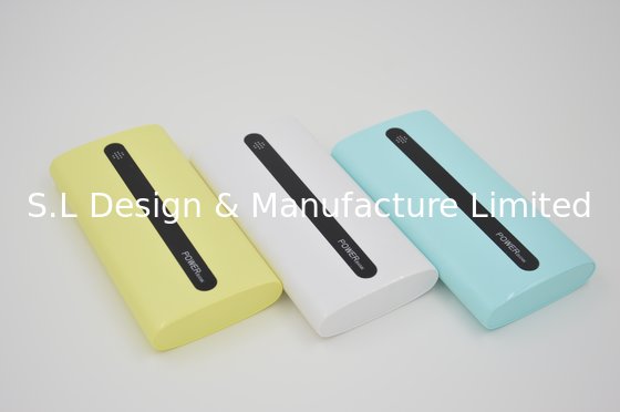 universal portable plastic powerbanks with  led indicator 3 usb ports supplier