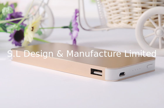 universal portable metal elegant power banks with led light supplier