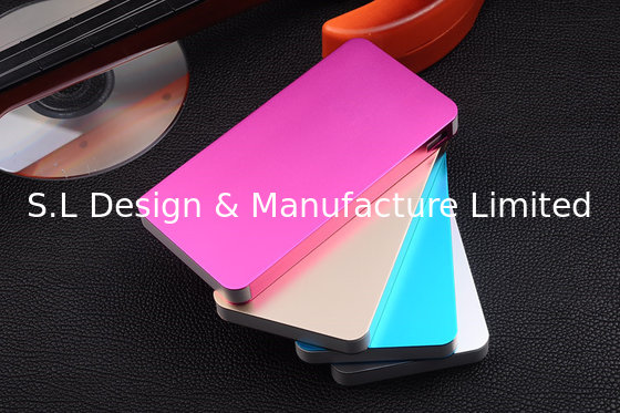 universal portable metal elegant power banks with led light supplier