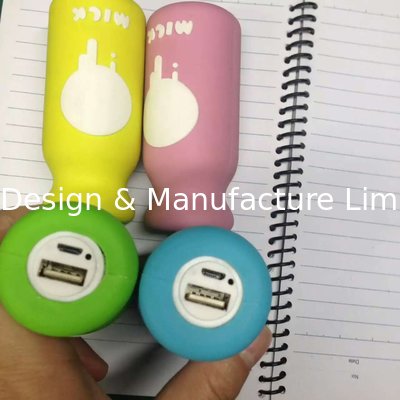 universal portable milk bottle shaped power banks supplier