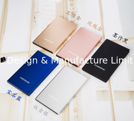 universal portable aluminum 4000mah real capacity notebook/book shaped power banks supplier