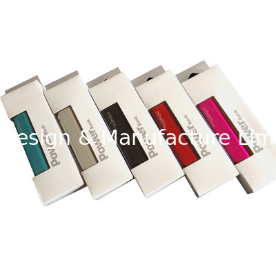 universal portable slim promotional  2600mah metal case power banks supplier
