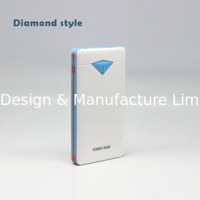 private design 8000mah real capacity power bank built-in cables with led light and 4 power indicators supplier