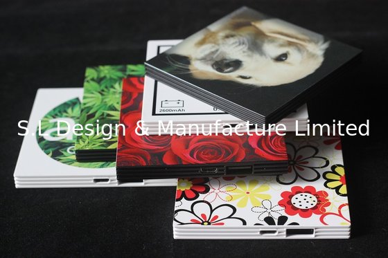 color printing colorful 2500mah real capacity aluminum square power bank for Iphone IPhone Ipad mobile phone supplier