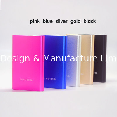 aluminum metal case 8000mah real capacity power bank dual output supplier