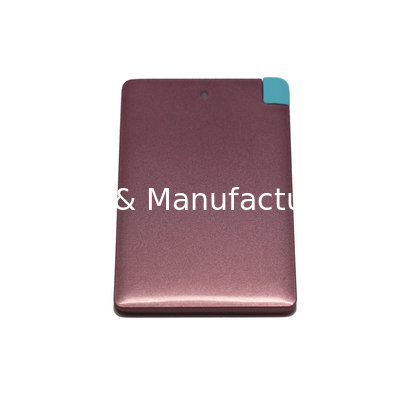 ultra thin bank card shaped power bank with built-in cables full color pritning supplier