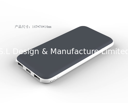 private novel plastic design 10000mah real capacity power bank supplier