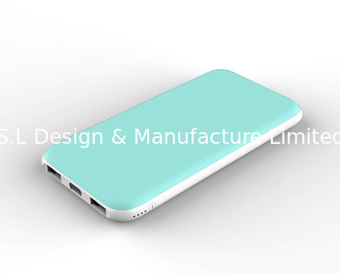 private novel plastic design 10000mah real capacity power bank supplier