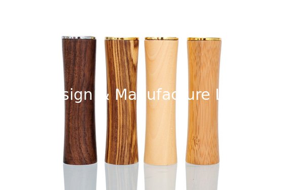 Fashion slim round wooden power bank 2600mah portable power bank supplier
