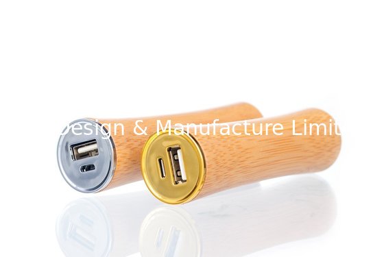 creative portable wood power bank 2600mah universal bamboo phone charger supplier