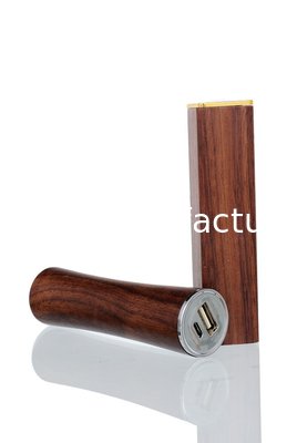 2016 New Design Popular Wooden Fashion 2200 2600mah Portable slim Power Bank for Mobile supplier