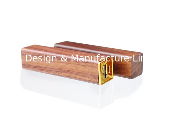 2016 New Design Popular Wooden Fashion 2200 2600mah Portable slim Power Bank for Mobile supplier