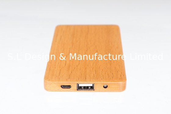 Chinese high quality Wooden Portable 4000mAh Power Bank for most brands supplier