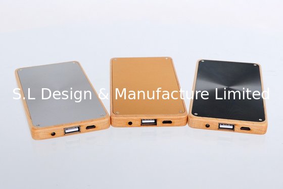 electronics promotion gift 8000mAh private design wooden power bank supplier