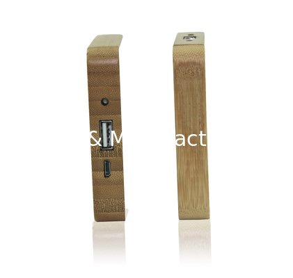 Lithium Polymer Battery Wood and Bamboo Power Bank Mobile Phone 5200mAh Power Bank Battery Bank Charger supplier