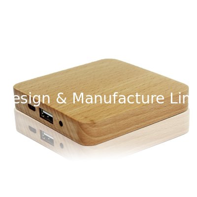 Lithium Polymer Battery Wood and Bamboo Power Bank Mobile Phone 5200mAh Power Bank Battery Bank Charger supplier