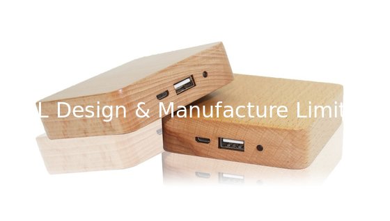 Lithium Polymer Battery Wood and Bamboo Power Bank Mobile Phone 5200mAh Power Bank Battery Bank Charger supplier