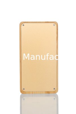 Ultra thin custom logo powerbank wood 4000mah bamboo power bank supplier